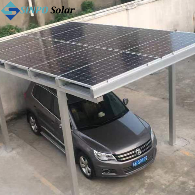Solar Carport Mounting Structure For Home - Buy Solar Car Parking ...