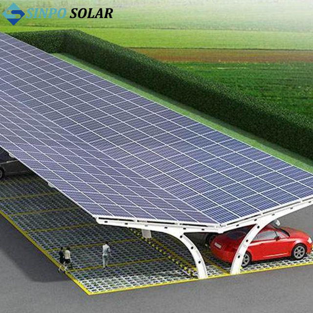 Solar Carport Structure for Expressway Service Area - Buy Solar Car ...